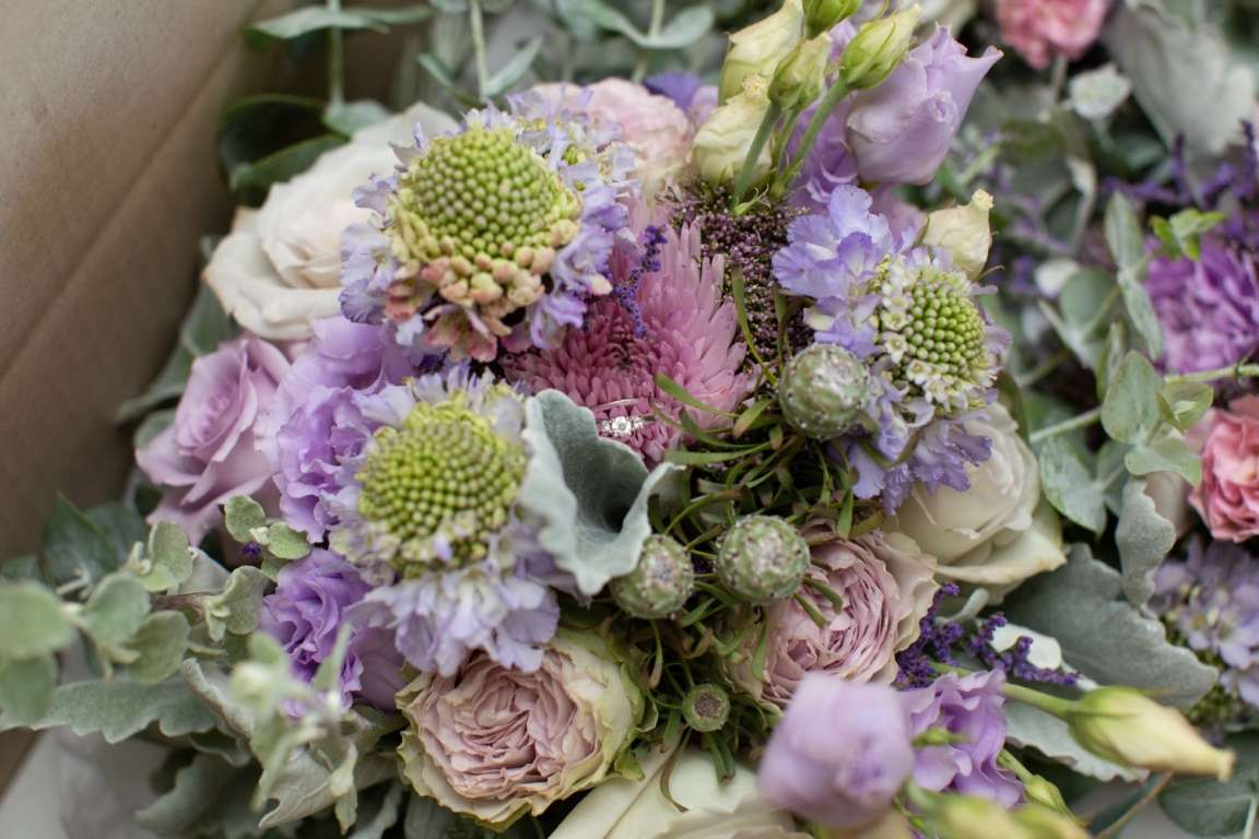 Purplebouquetscloseup - Flower Nation